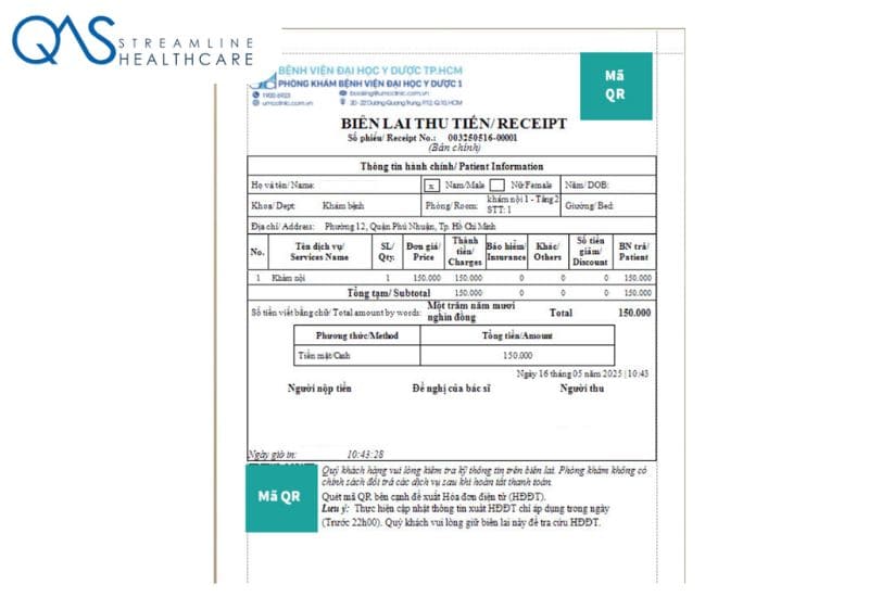 Mẫu hóa đơn thanh toán viện phí mới nhất 2025 và quy định xuất hợp lệ